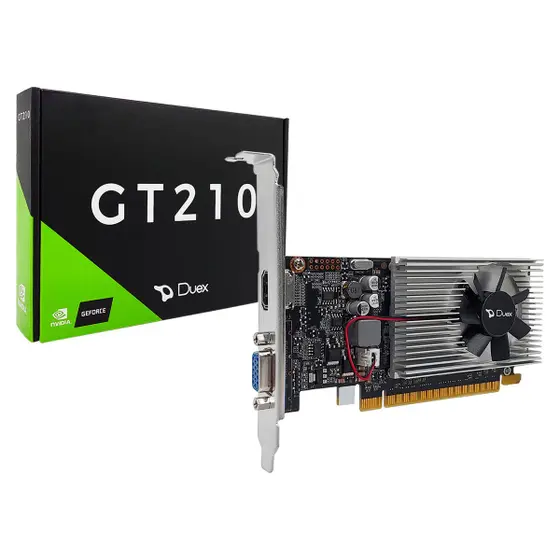 Placa de Video 1GB DDR3 64 Bits PCI-E 2.0 GT210 Duex - CROI