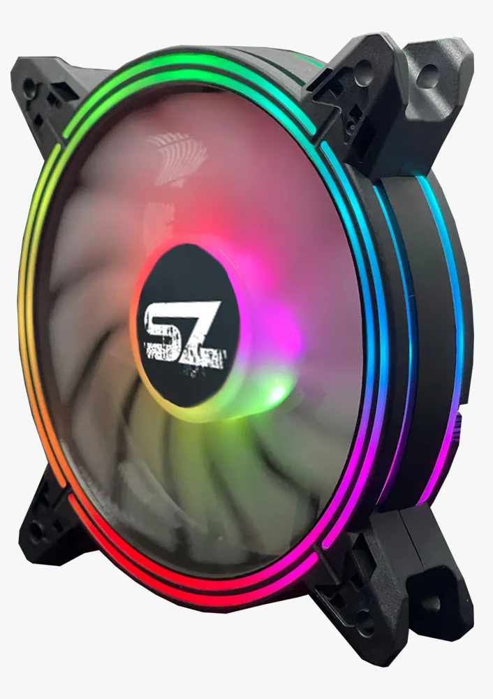 Cooler RGB Kit 3 FANS c/ HUB+Controle Storm-Z BRX - CROI